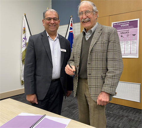 Cr Bob Redden welcomed to HRCC - Horsham Rural City Council