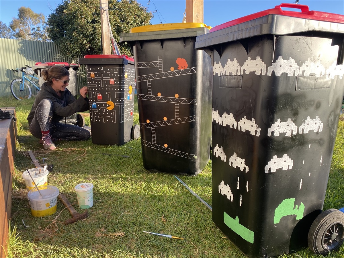 Paint Your Bin competition gets some Retro Bin-spiration - Horsham ...